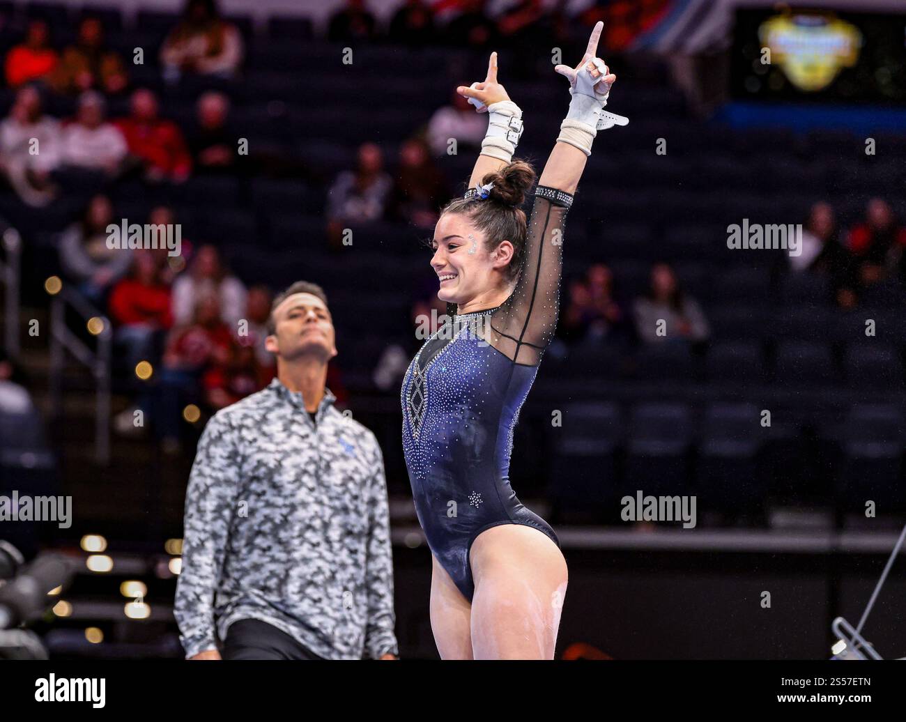 Oklahoma City, OK, USA. 11th Jan, 2025. Kentucky's Isabella Rivelli ...