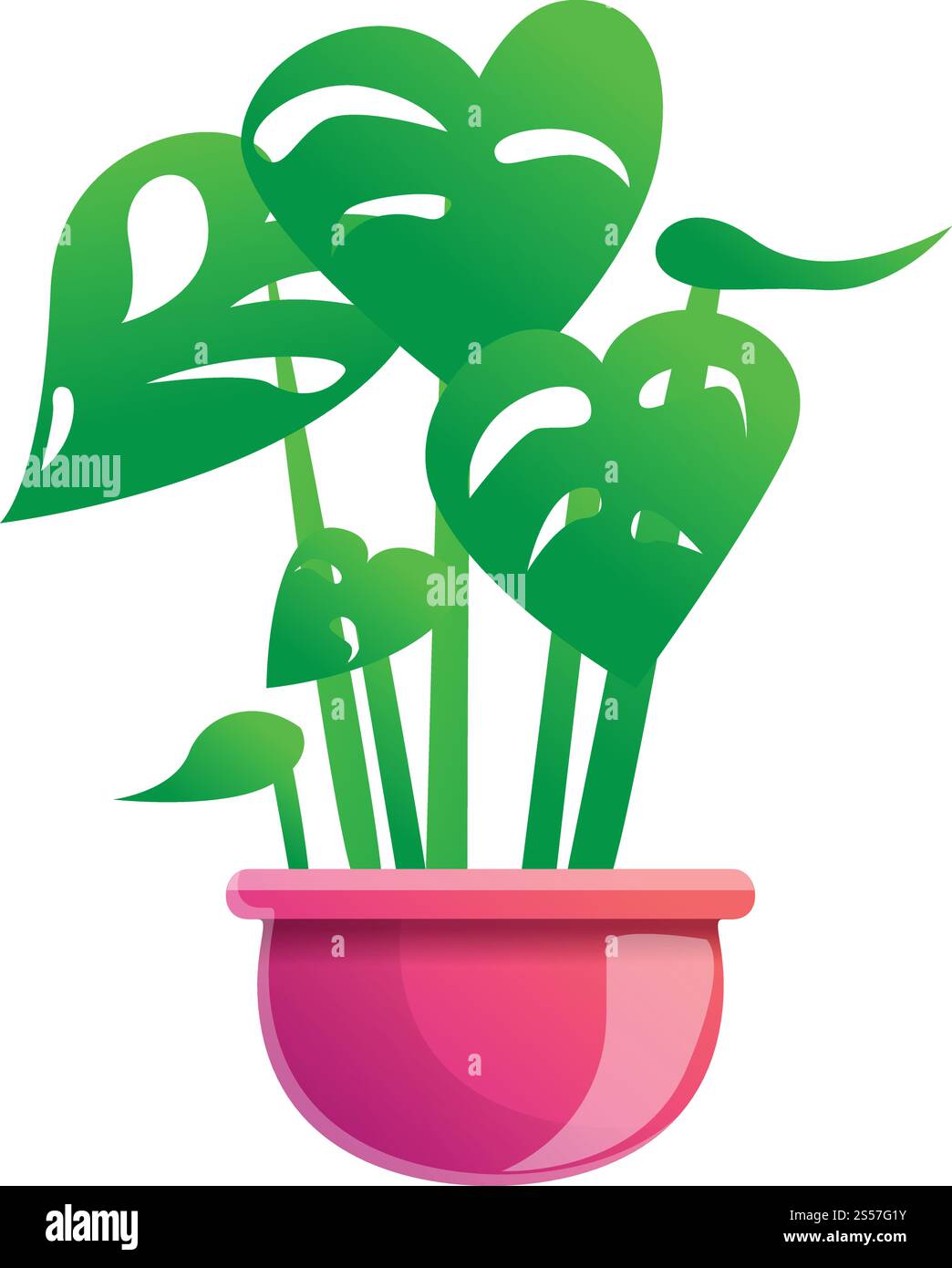 Houseplant icon. Cartoon of houseplant vector icon for web design ...
