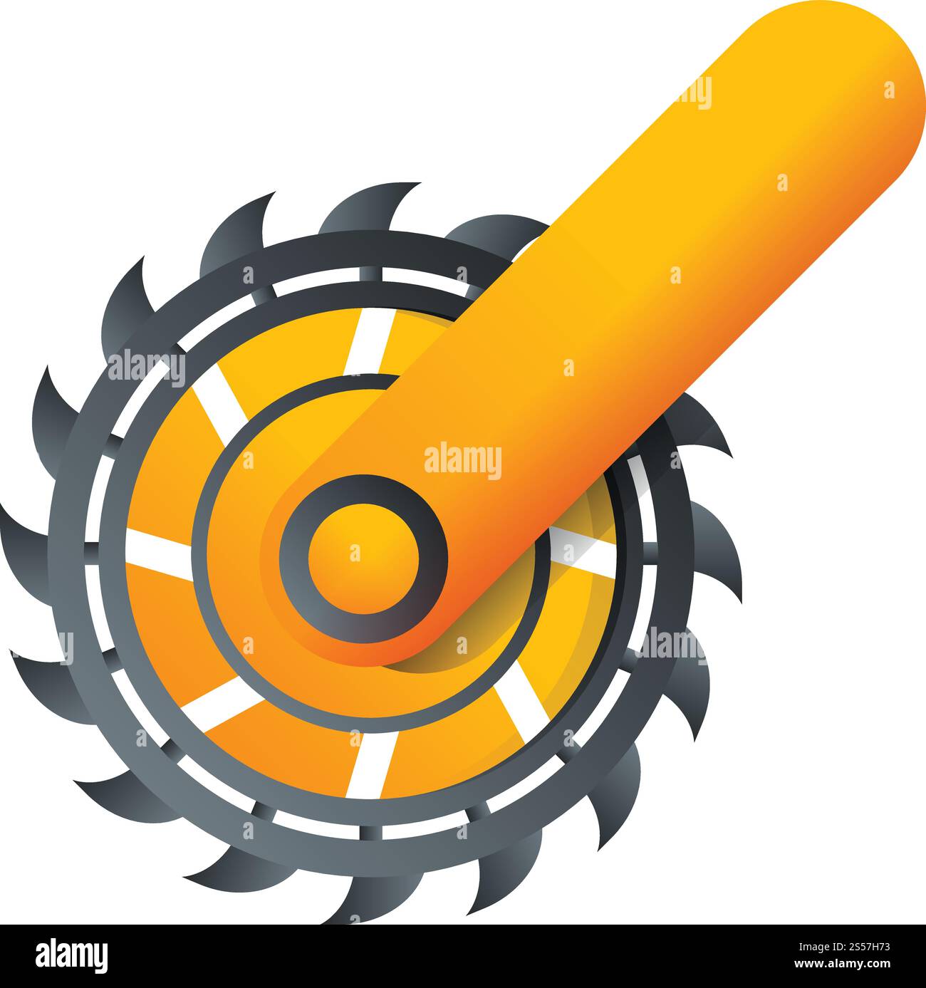 Coal extract wheel icon. Cartoon of coal extract wheel vector icon for ...