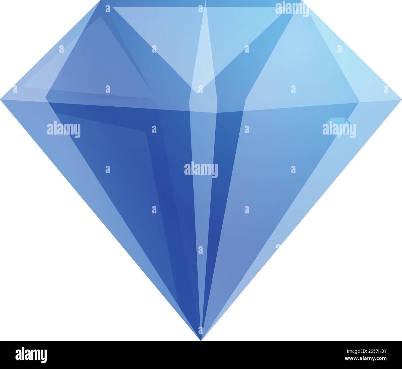 Diamond icon. Cartoon of diamond vector icon for web design isolated on ...