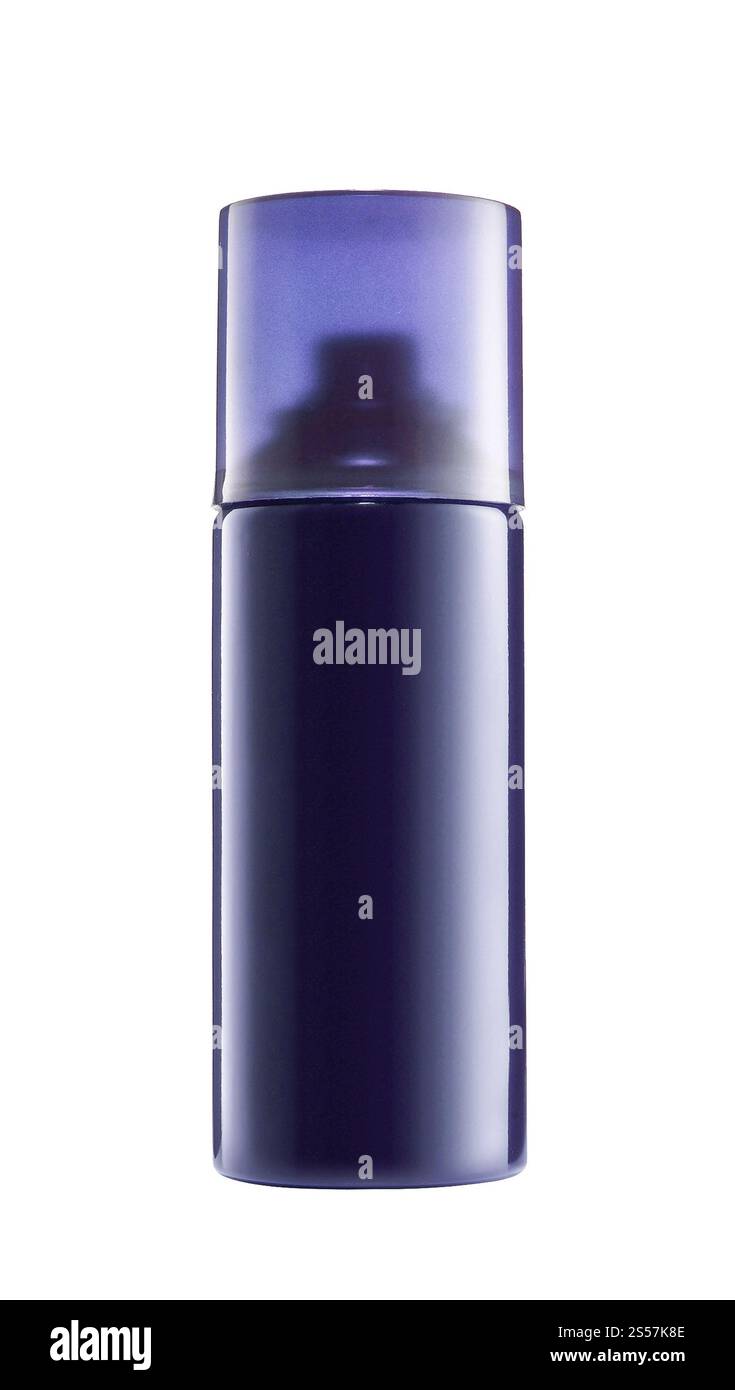 blue spray can isolated on white background Stock Photo - Alamy
