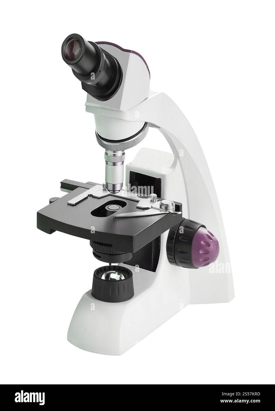 microscope isolated on white background. microscope isolated on white ...