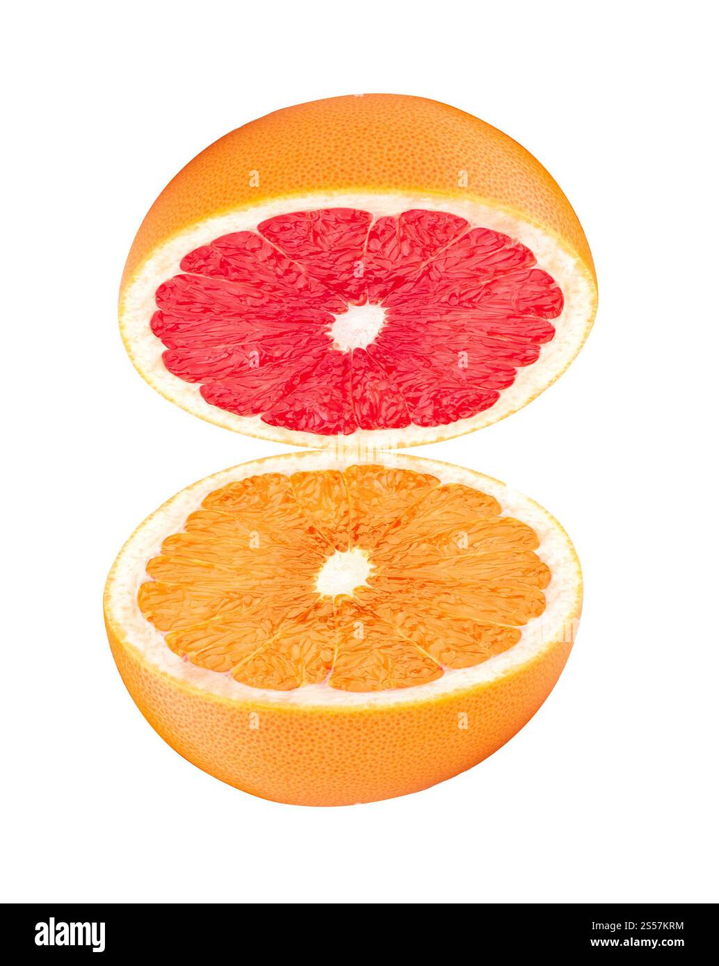half grapefruit isolated on white background. half grapefruit Stock ...