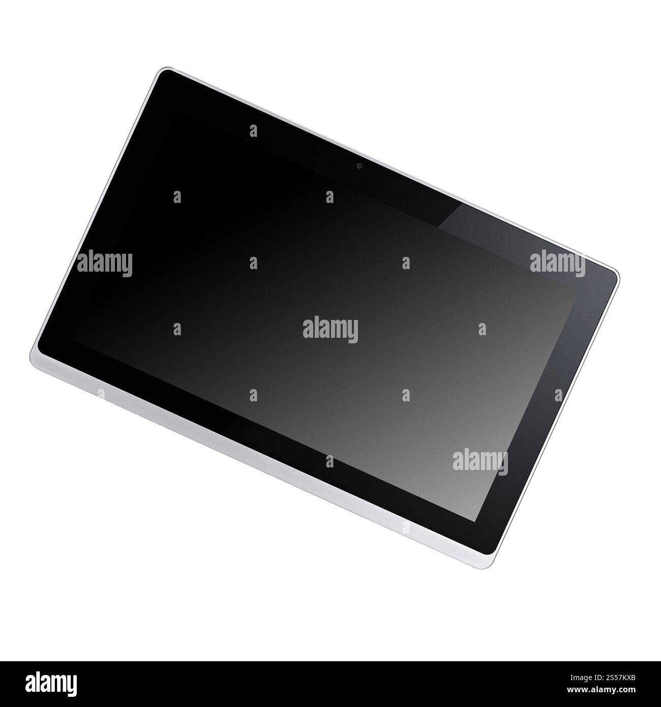 Modern black tablet isolated on white background. Modern black tablet ...