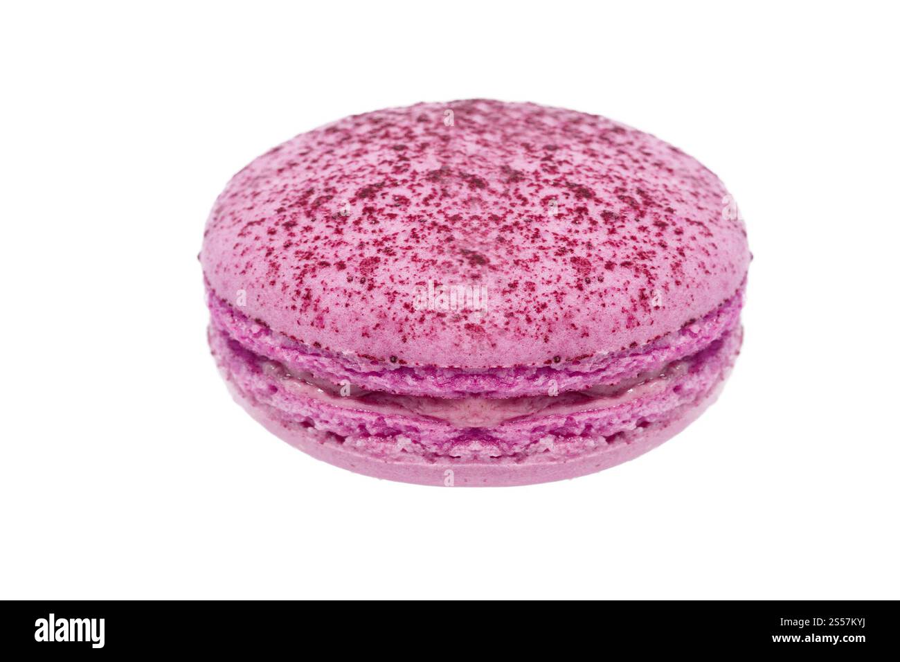 A french sweet macaroon isolated on white background. french sweet ...