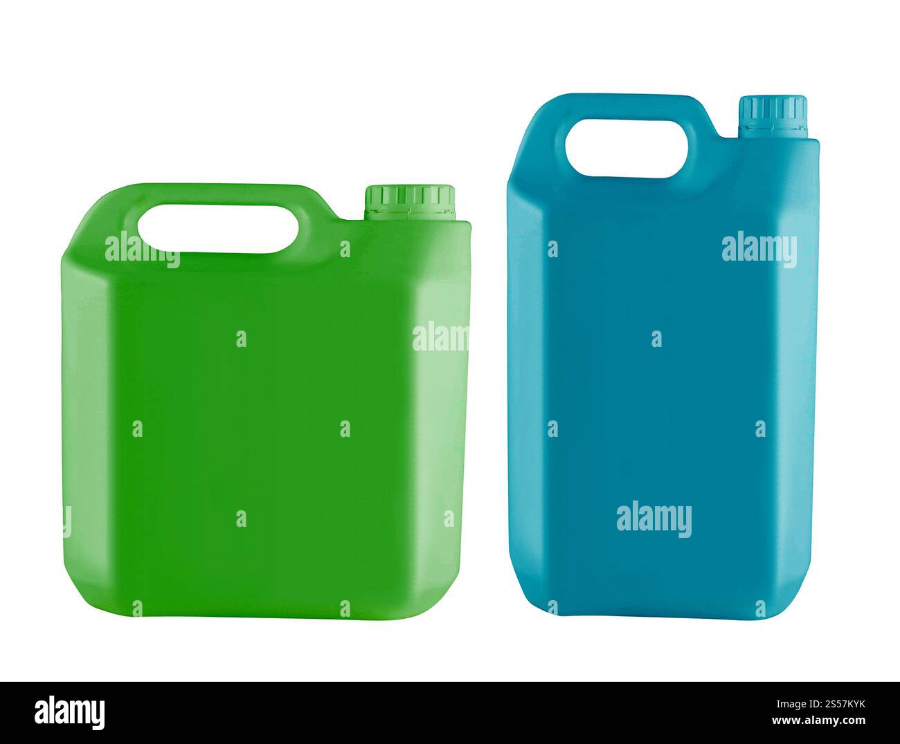 plastic jerry can isolated on white background. plastic jerry can Stock ...