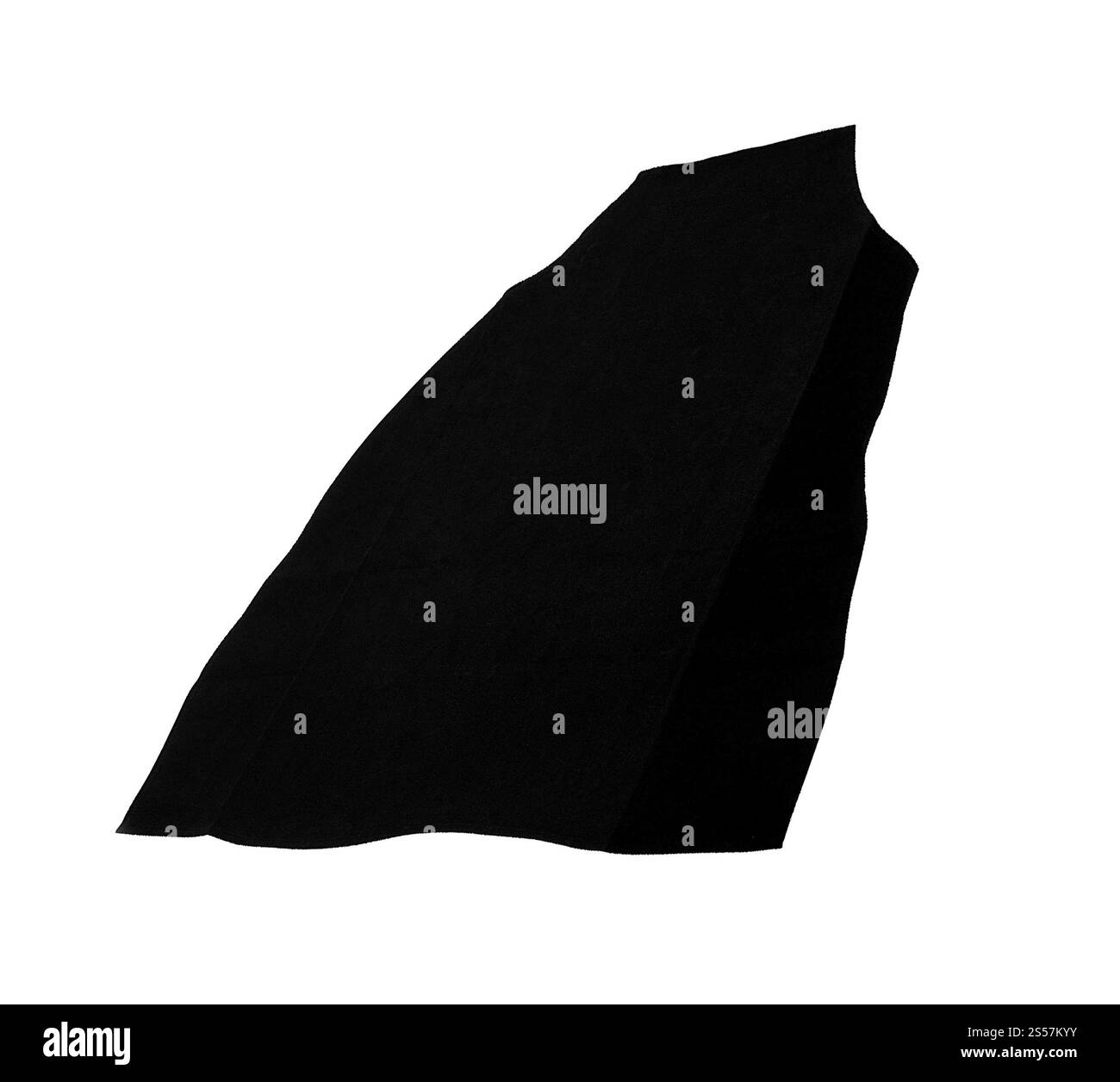 Black apron isolated on white background. Black apron isolated Stock ...