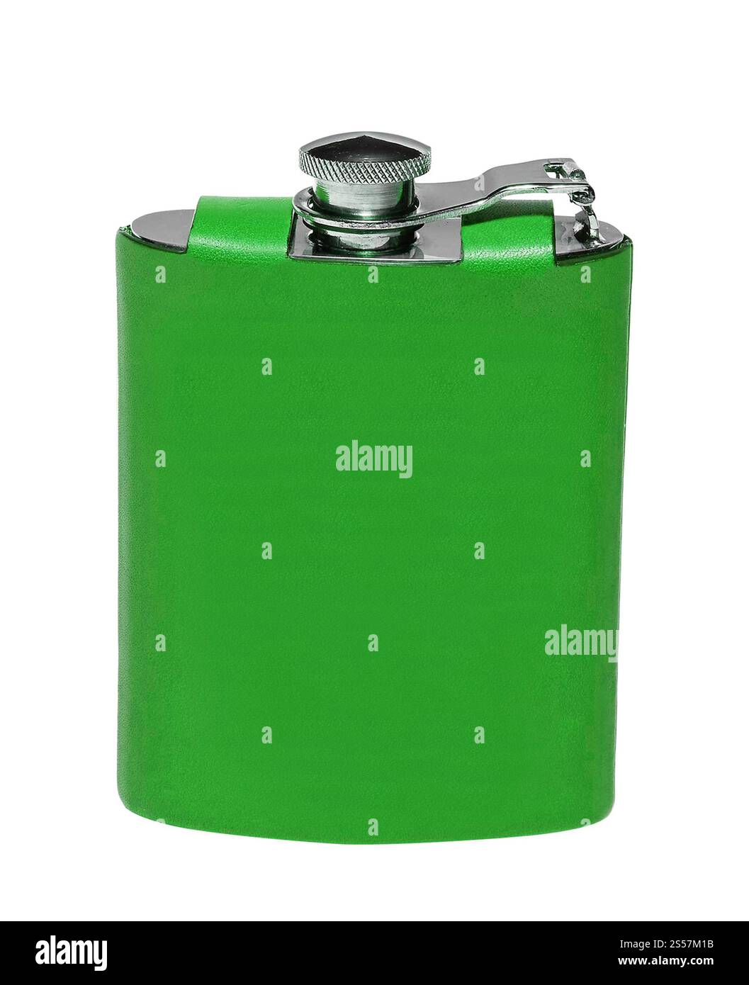 old flask for alcohol isolated on white background. old flask for ...