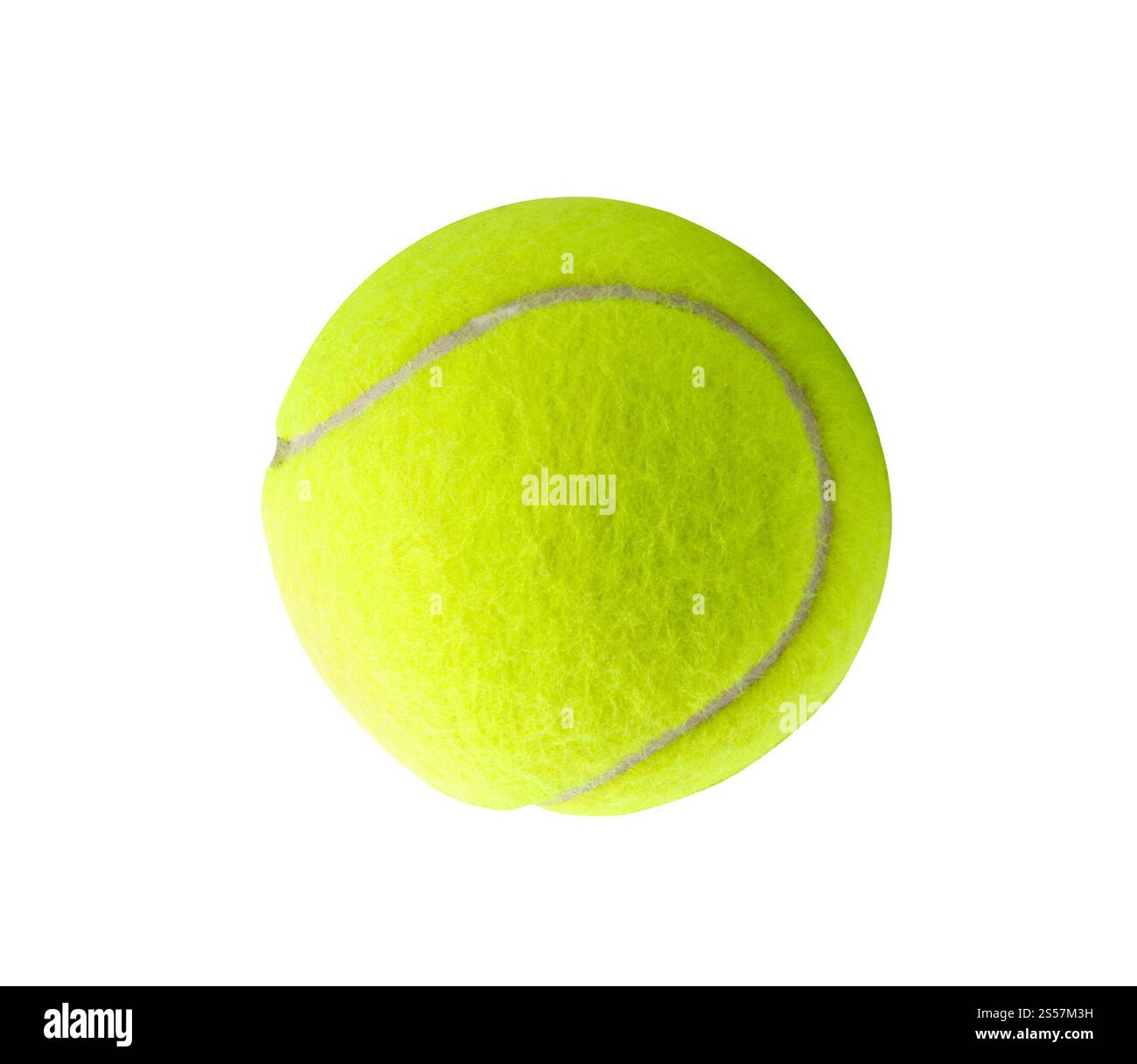 Single tennis ball isolated on white background. Single tennis ball ...