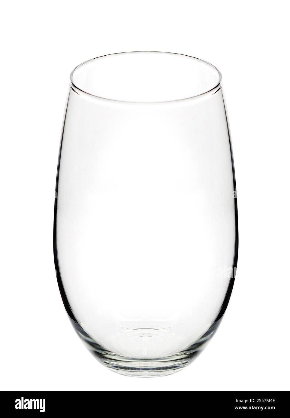 Water glass on white background. Water glass Stock Photo - Alamy