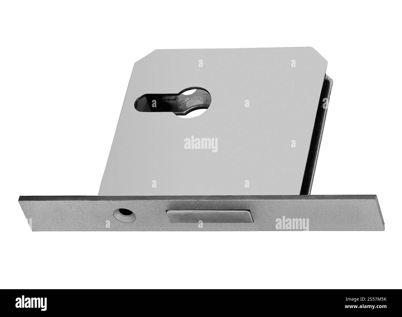 conventional mortise lock for door isolated on white background ...