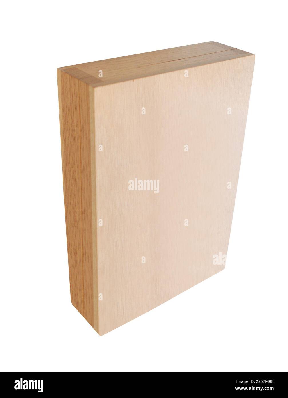 Old wooden box isolated on white background. Old wooden box Stock Photo ...