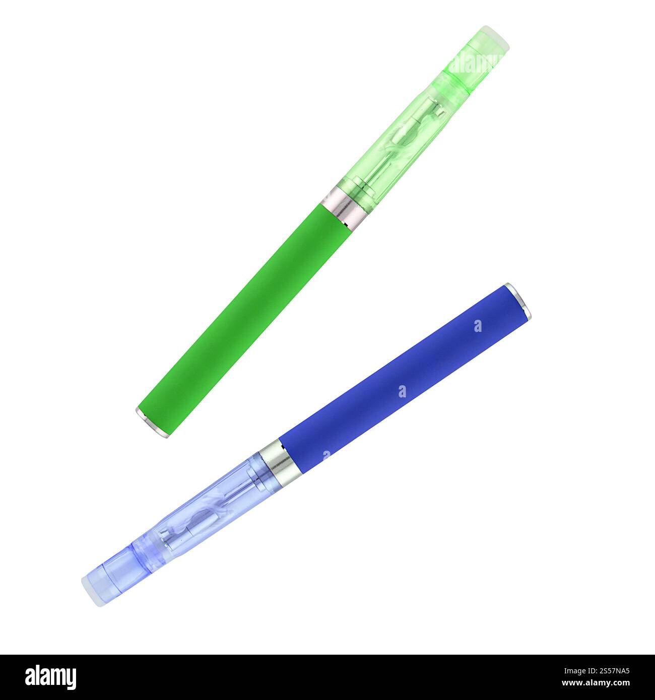 big electronic cigarettes isolated on white. big electronic cigarettes ...