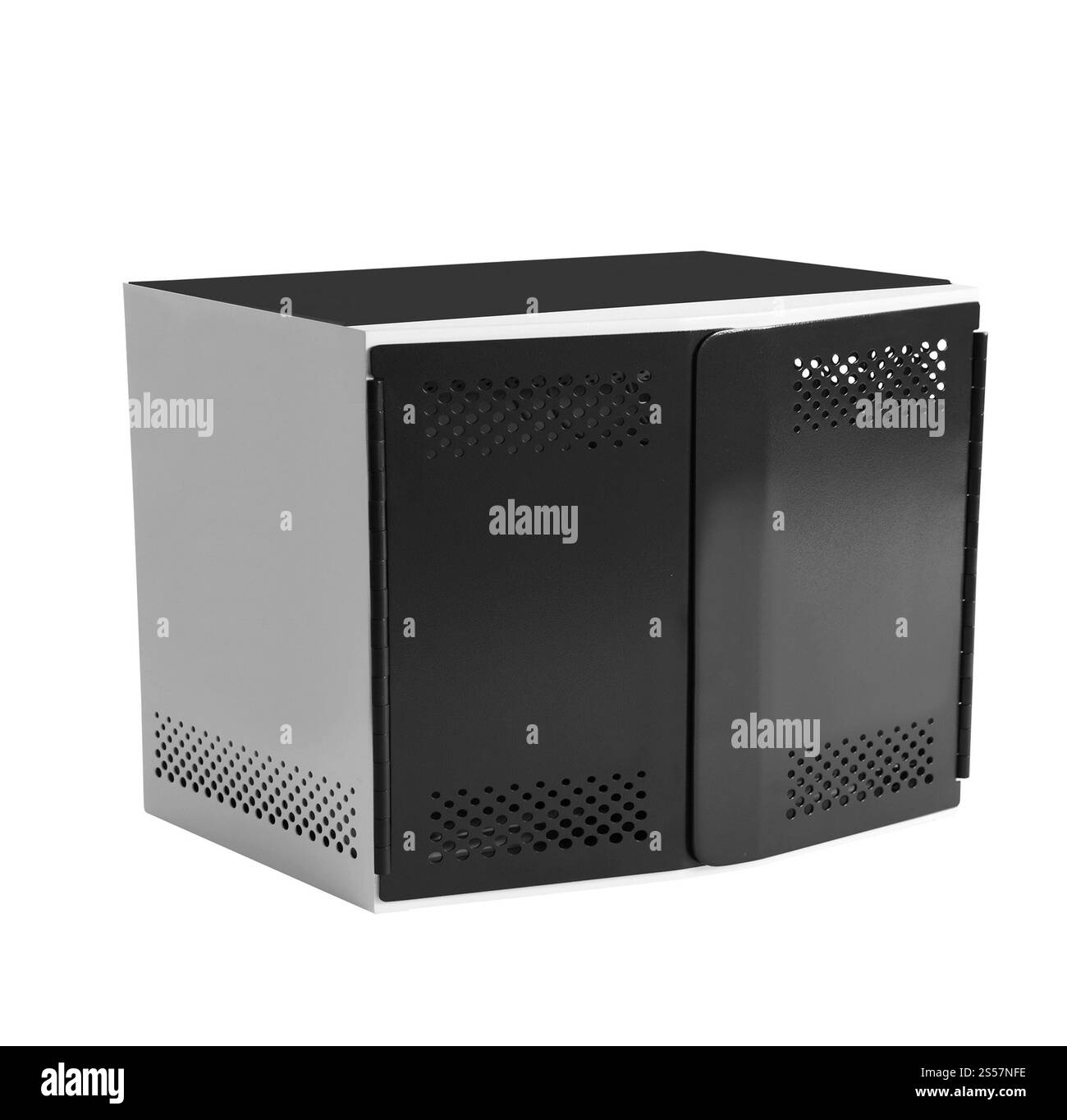 Computer system unit on white background Stock Photo - Alamy