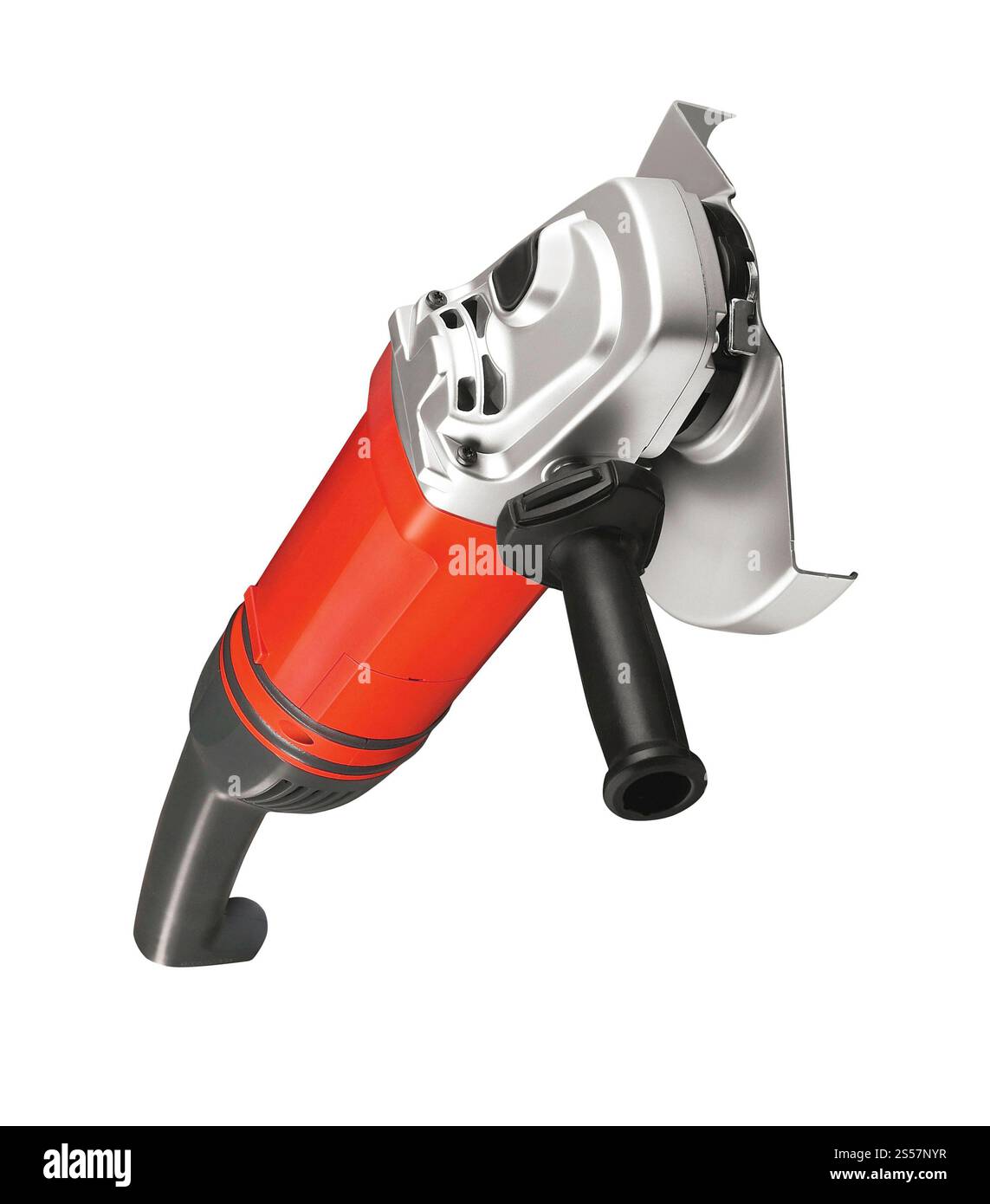 Big powerful angle grinder isolated on white. Big powerful angle ...