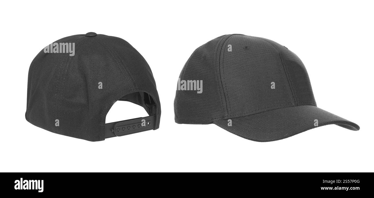 blank hat in black isolated on white background. blank hat in black ...