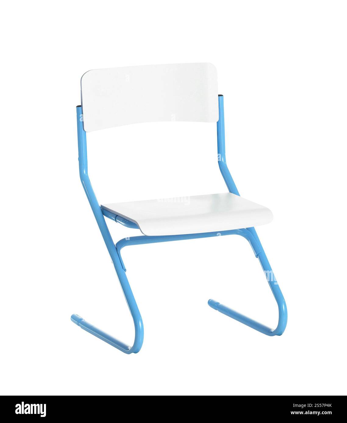 Wooden school chair, isolated on white. Wooden school chair Stock Photo ...