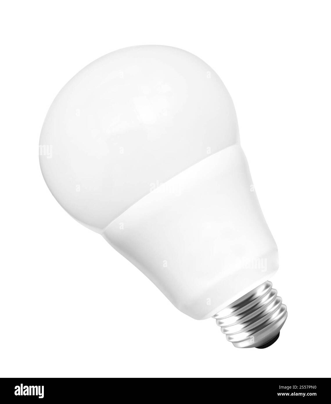 LED light bulb isolated on white background. LED light bulb Stock Photo ...