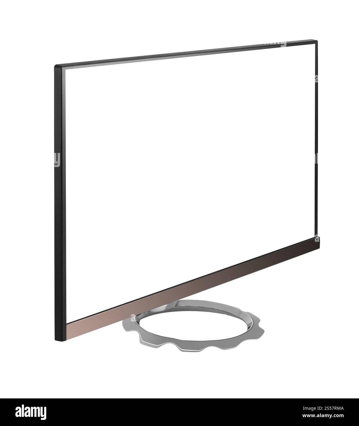 monitor isolated on white background. monitor isolated Stock Photo - Alamy