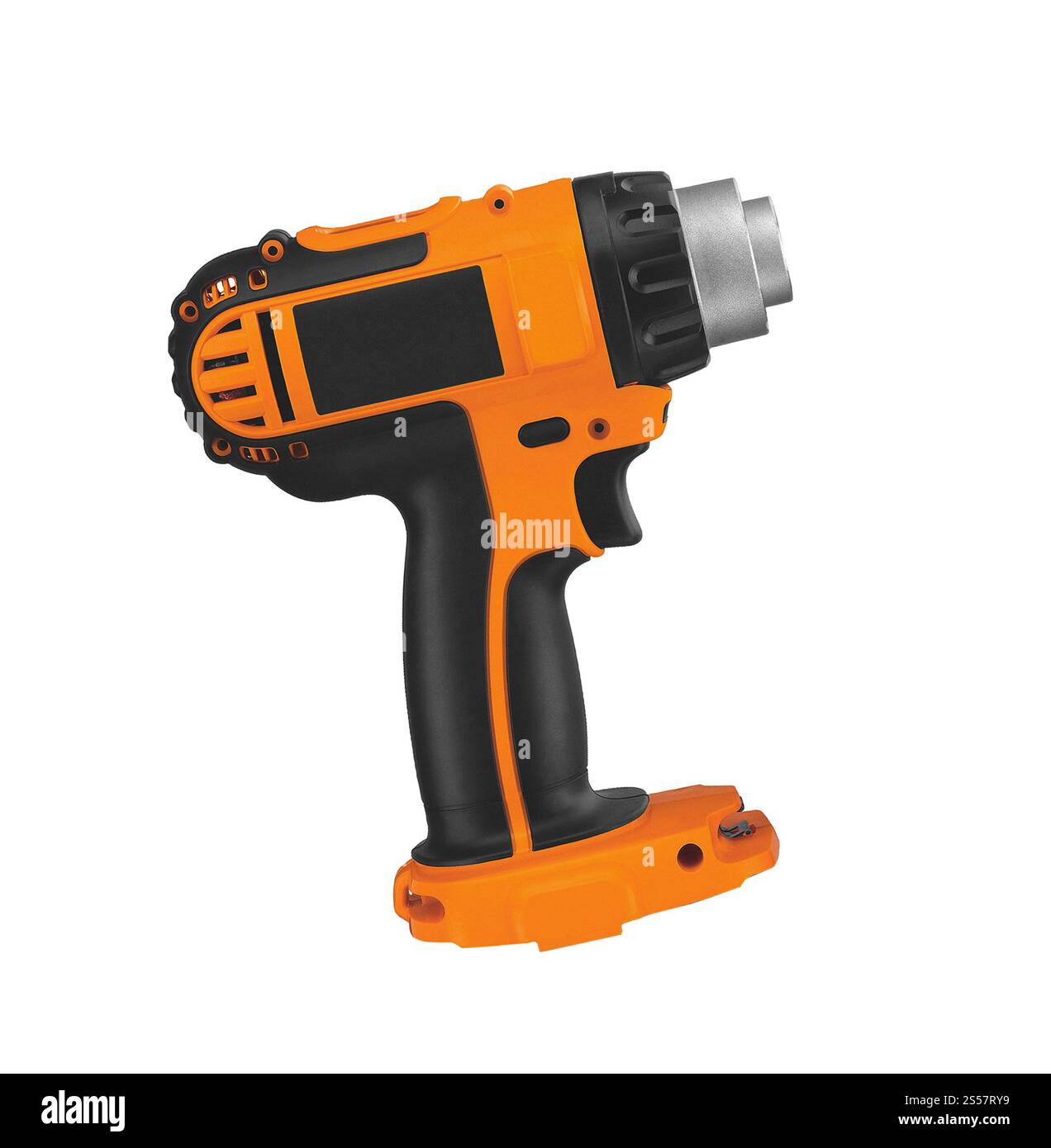 electric battery powered impact wrench isolated on white background ...