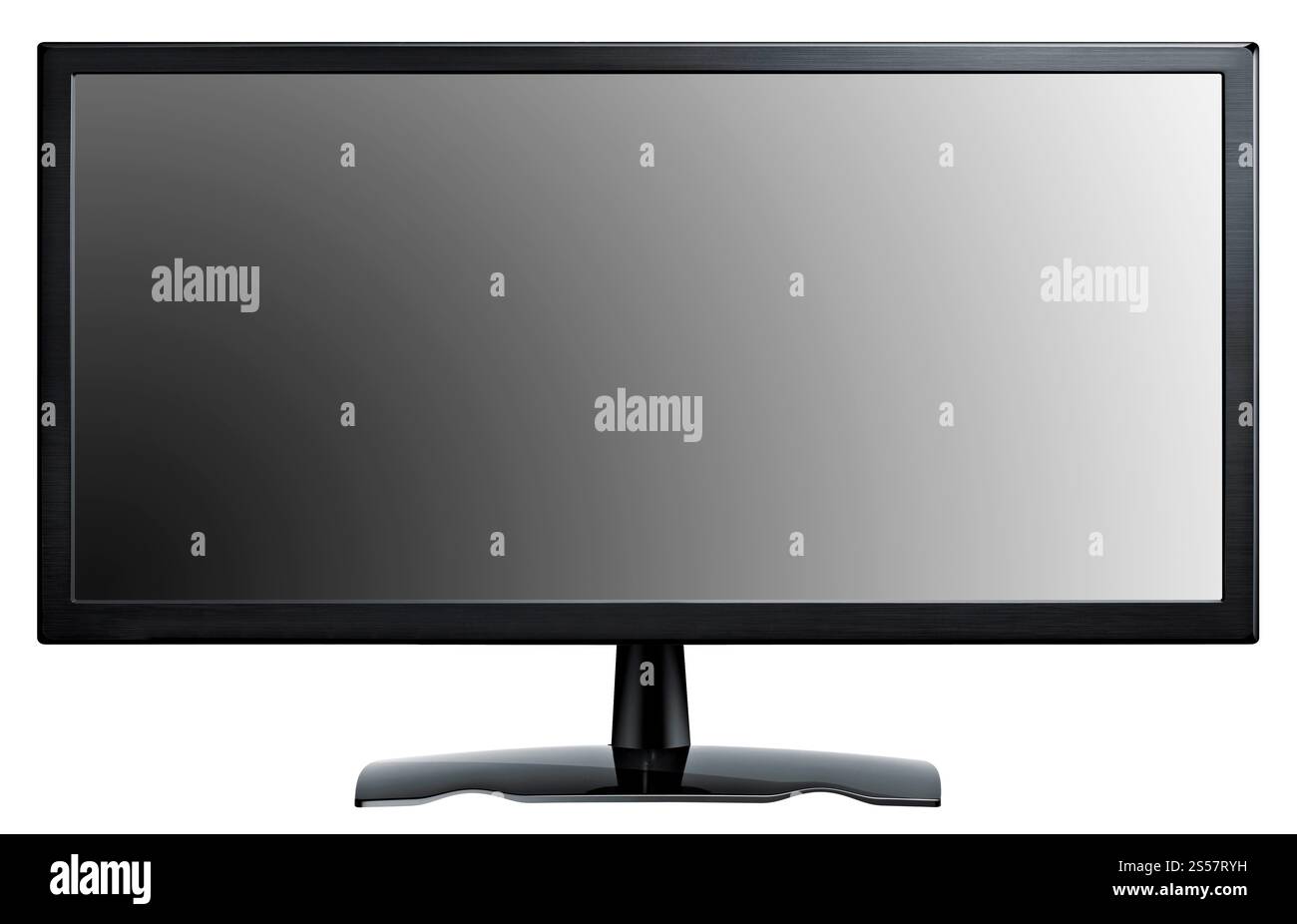 monitor isolated on white background. monitor isolated Stock Photo - Alamy