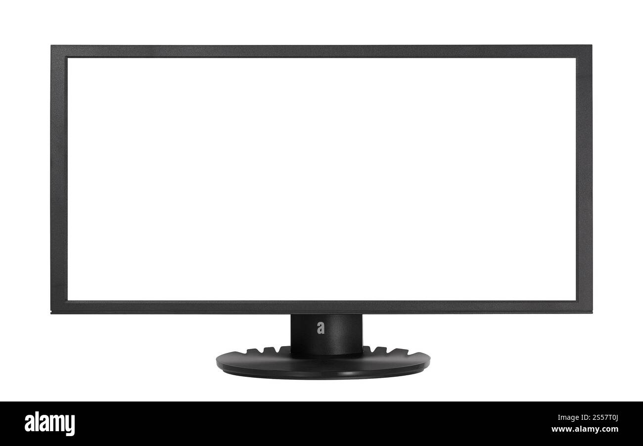 monitor isolated on white background. monitor isolated Stock Photo - Alamy