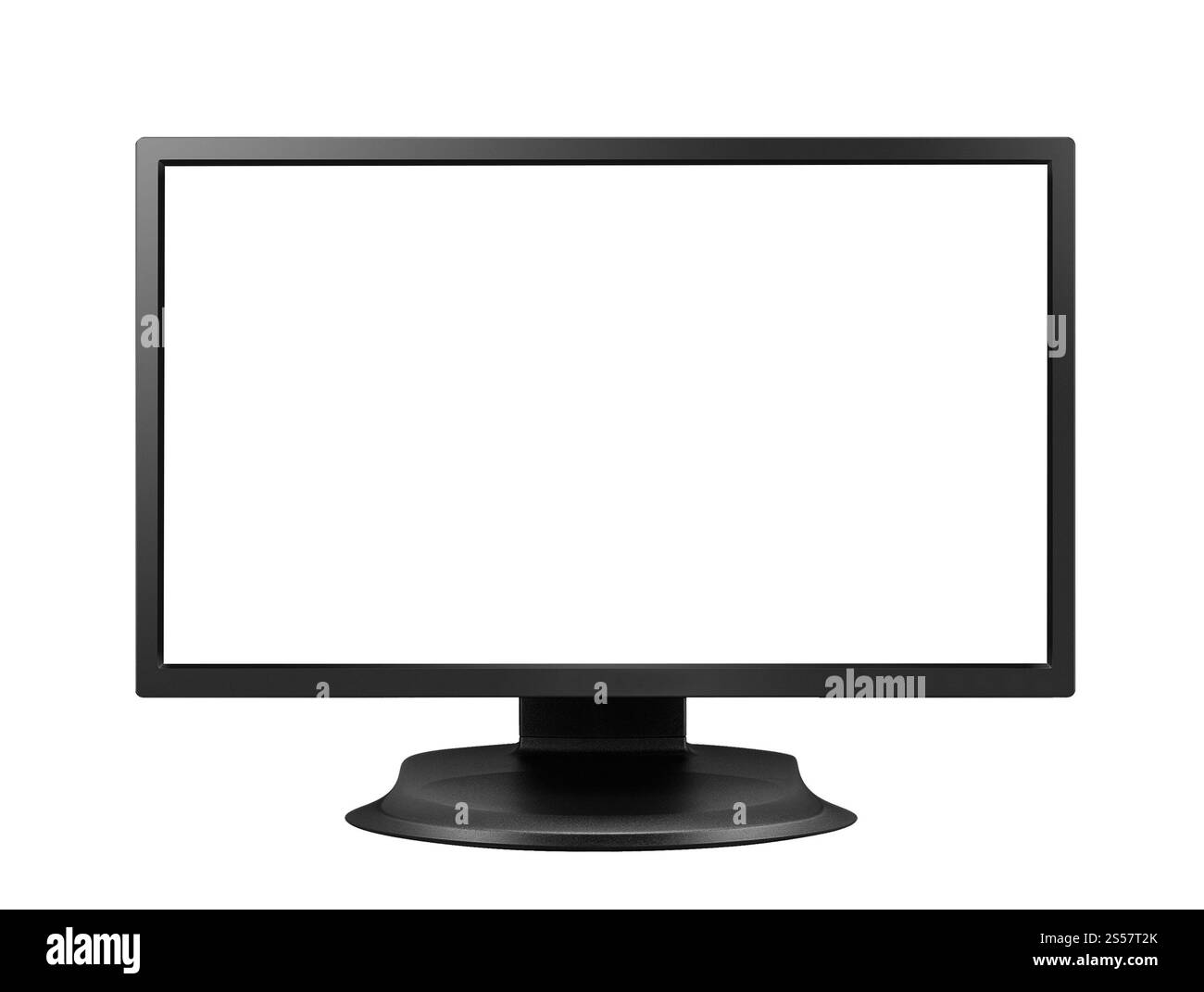 monitor isolated on white background. monitor isolated Stock Photo - Alamy