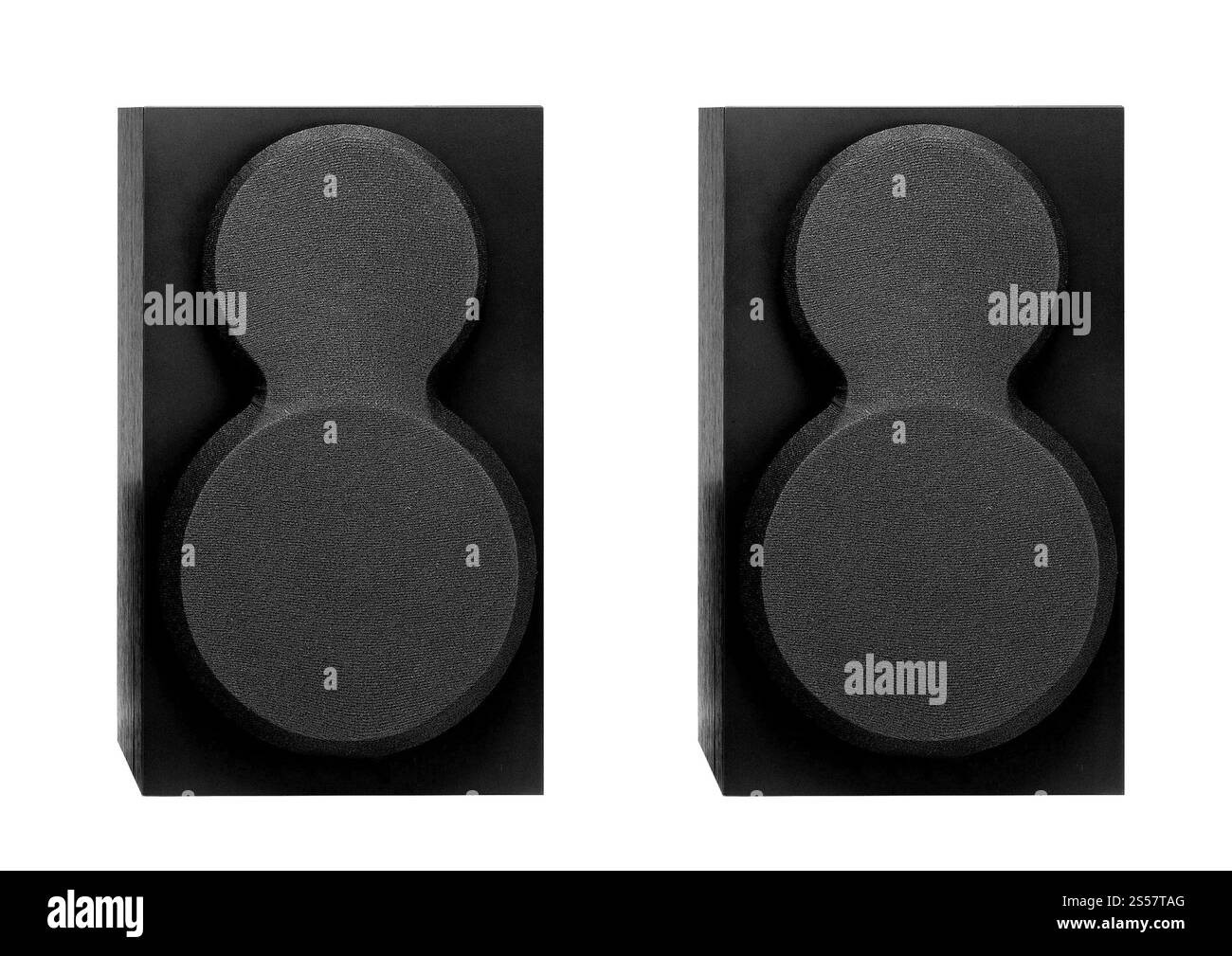 musical column isolated on white background Stock Photo - Alamy