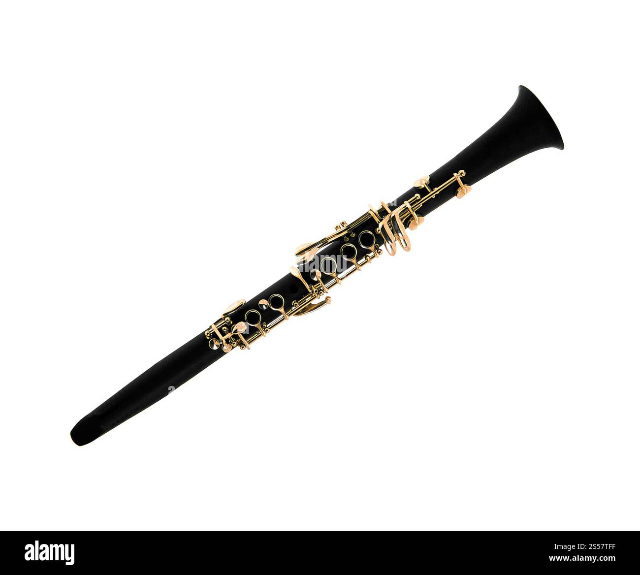 Clarinet isolated on white background. Clarinet isolated Stock Photo ...