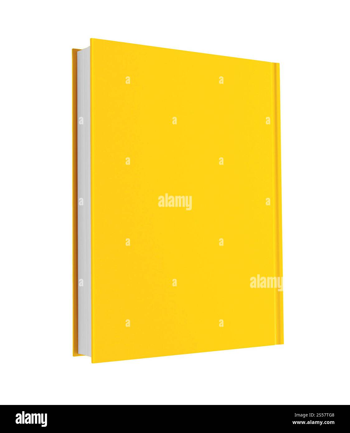 yellow book isolated on white background. yellow book isolated Stock ...