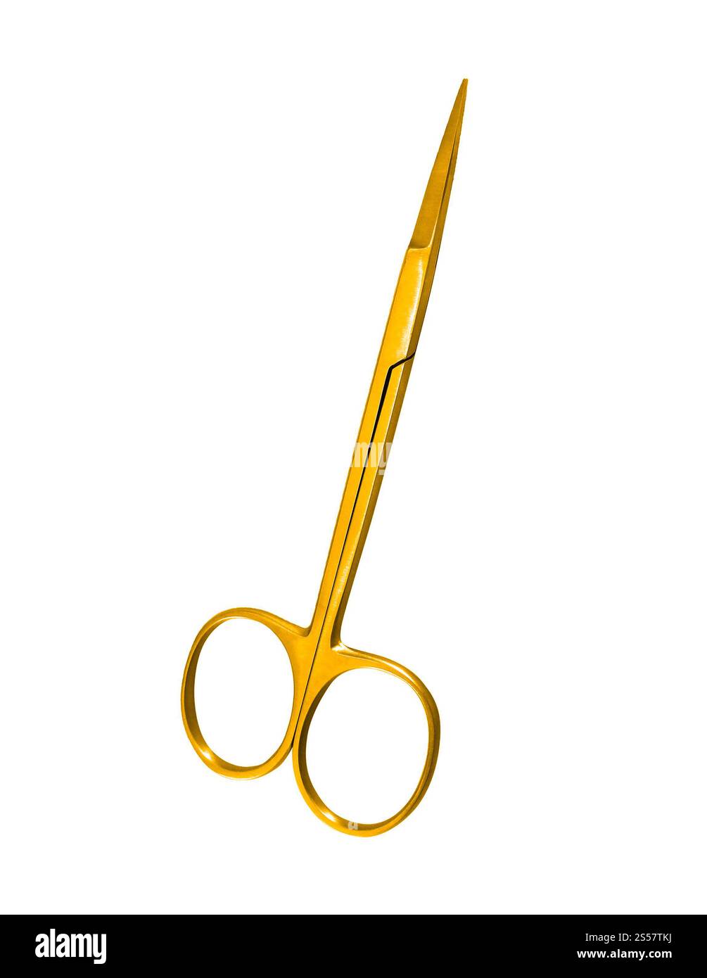 golden scissors isolated on white background. golden scissors isolated ...