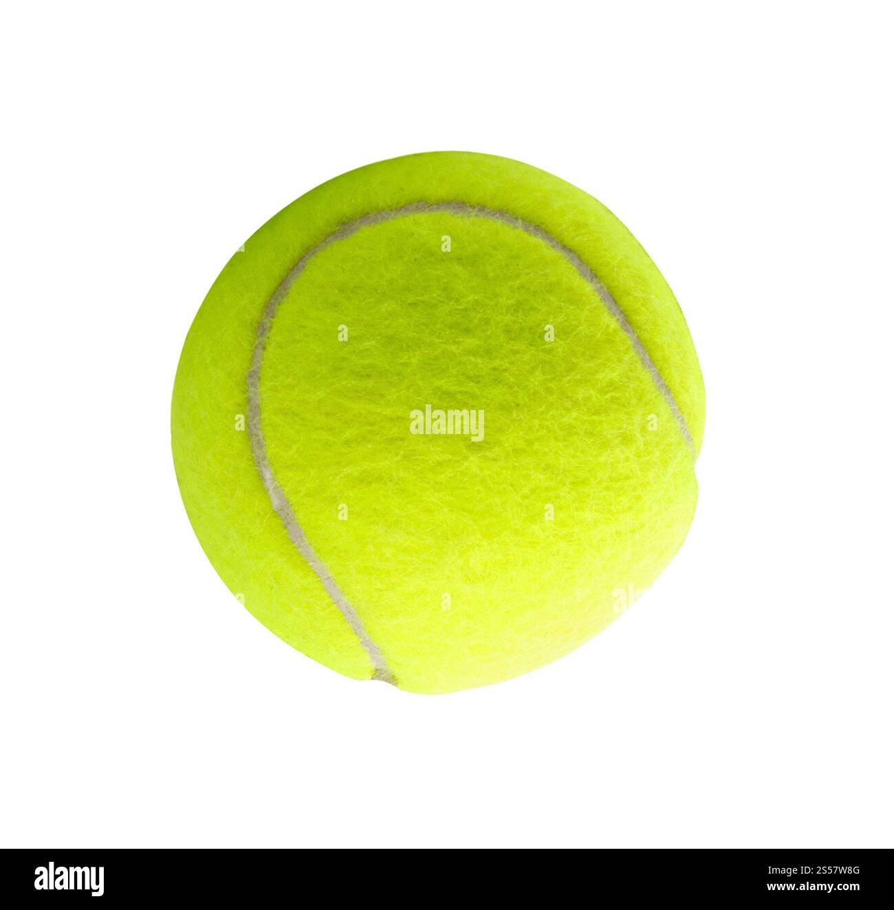 Single tennis ball isolated on white background. Single tennis ball ...