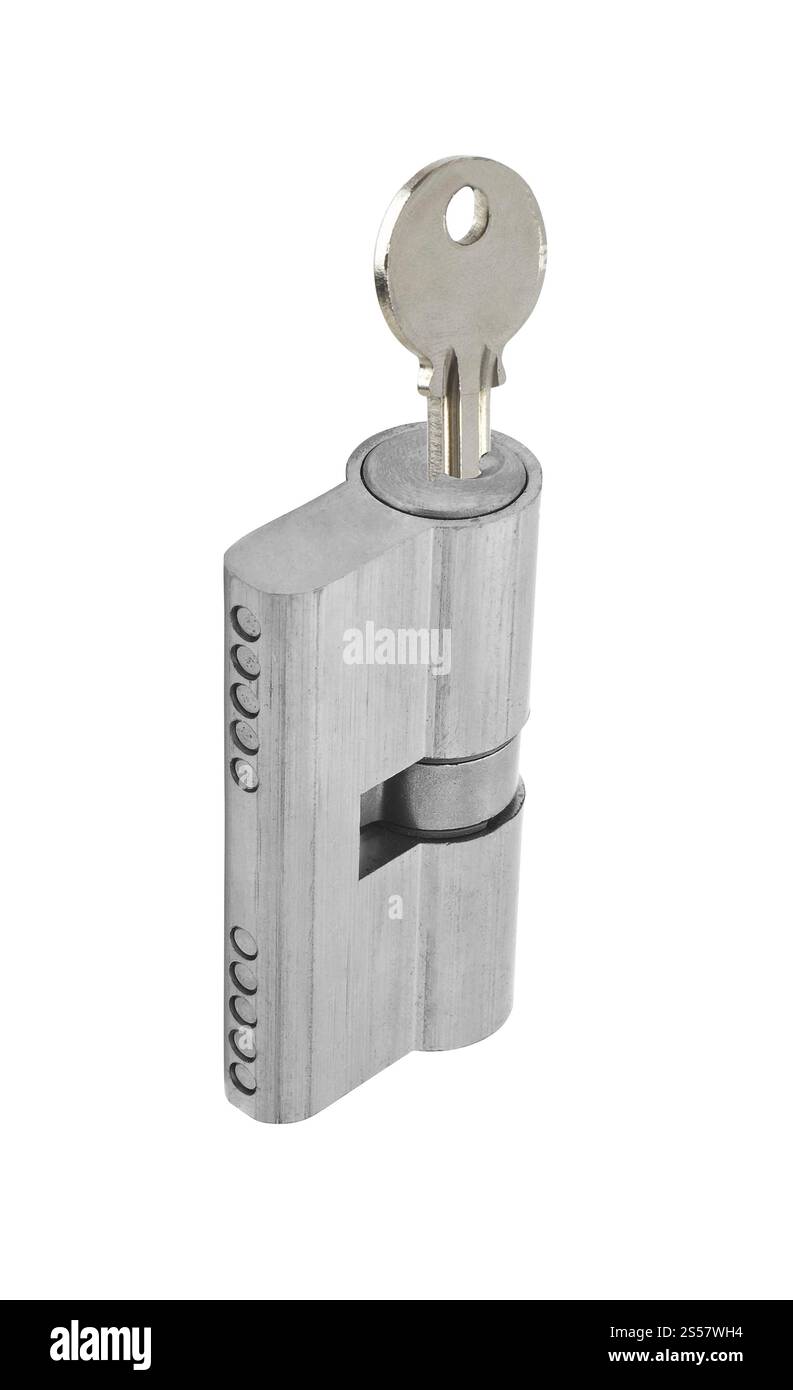 padlock with key isolated on a white background. padlock with key ...