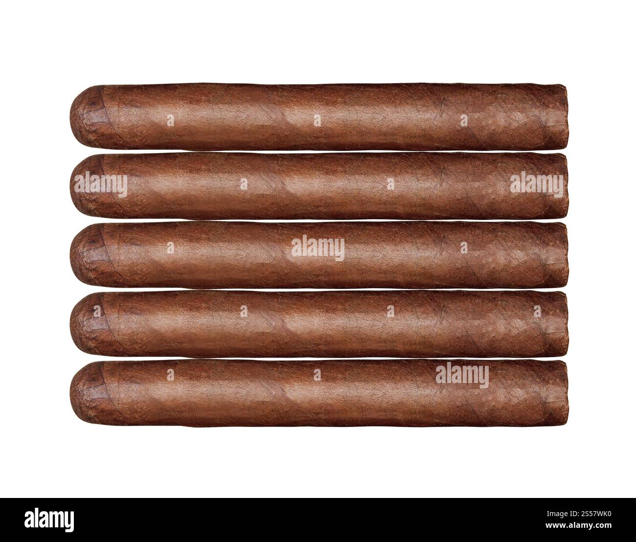 long cigars set isolated on white background. long cigars set isolated ...