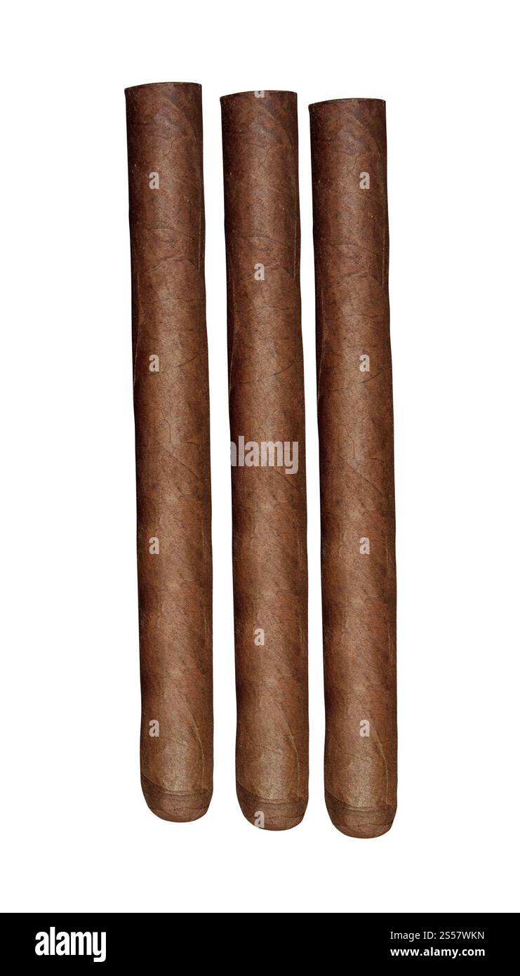 long cigars isolated on white. long cigars isolated Stock Photo - Alamy