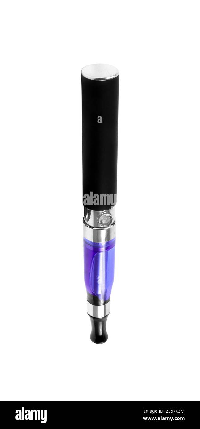 big electronic cigarette isolated on white. big electronic cigarette ...