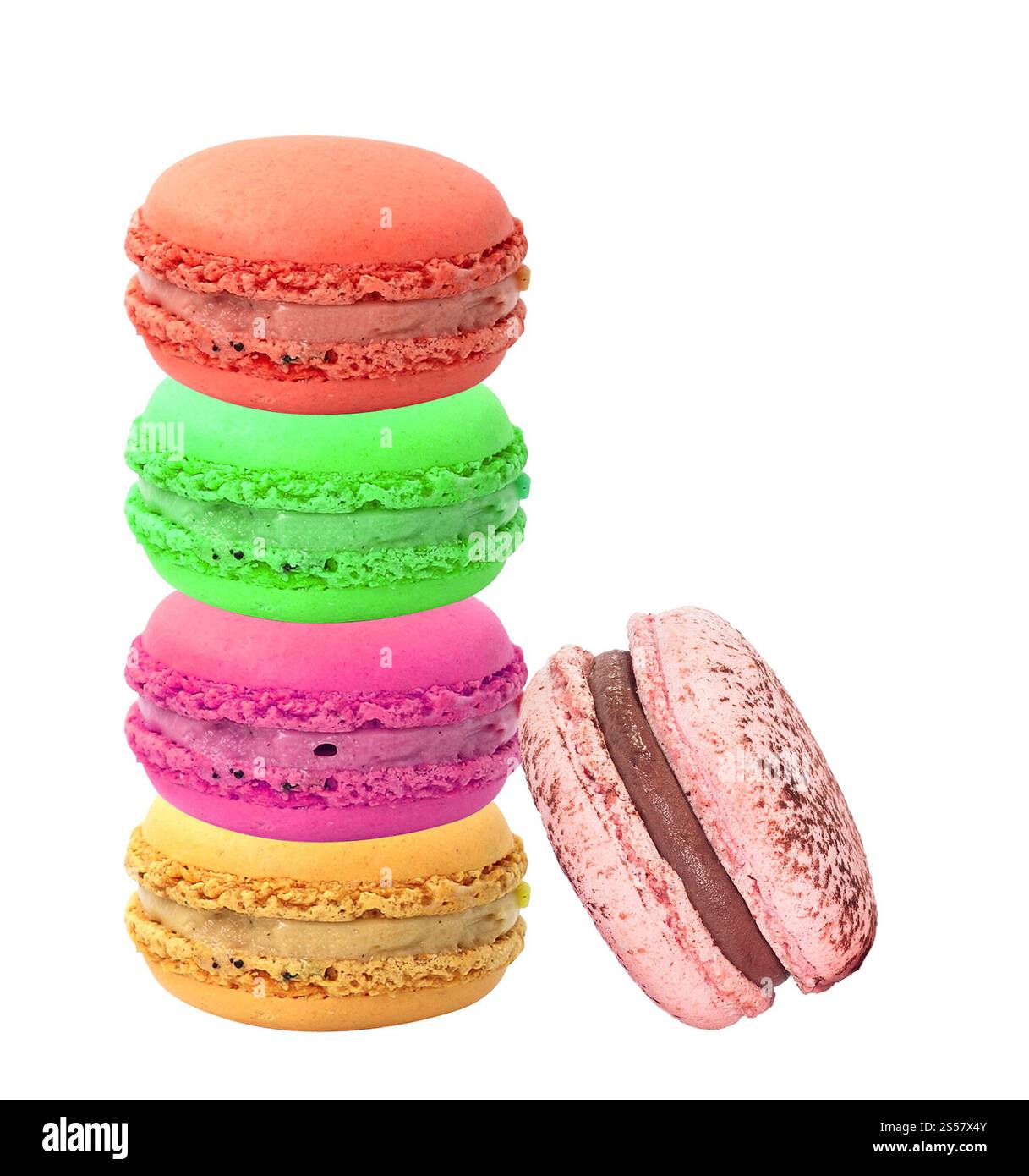 A french sweet delicacy, macaroons Stock Photo - Alamy