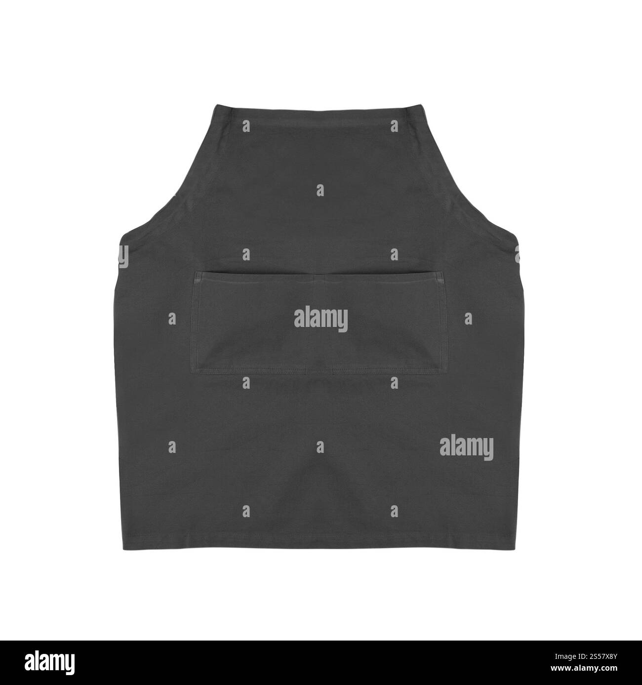 Black apron isolated on white background Stock Photo - Alamy