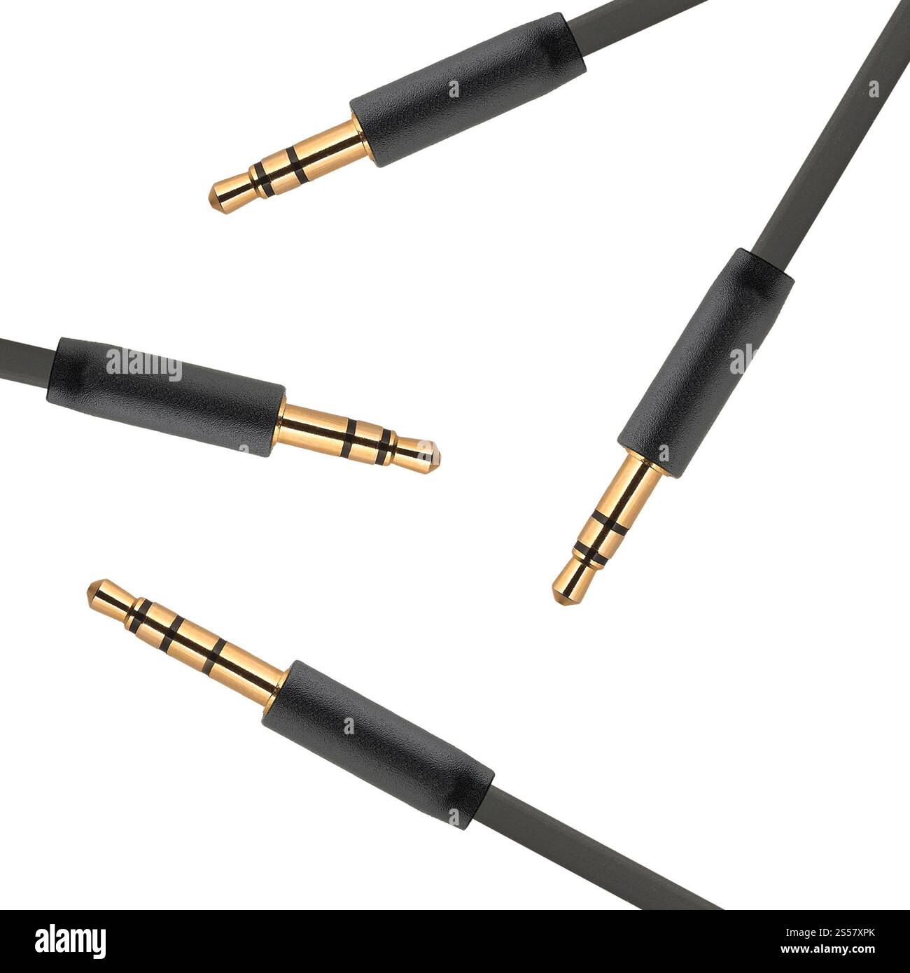 Audio Jacks isolated on white Stock Photo - Alamy