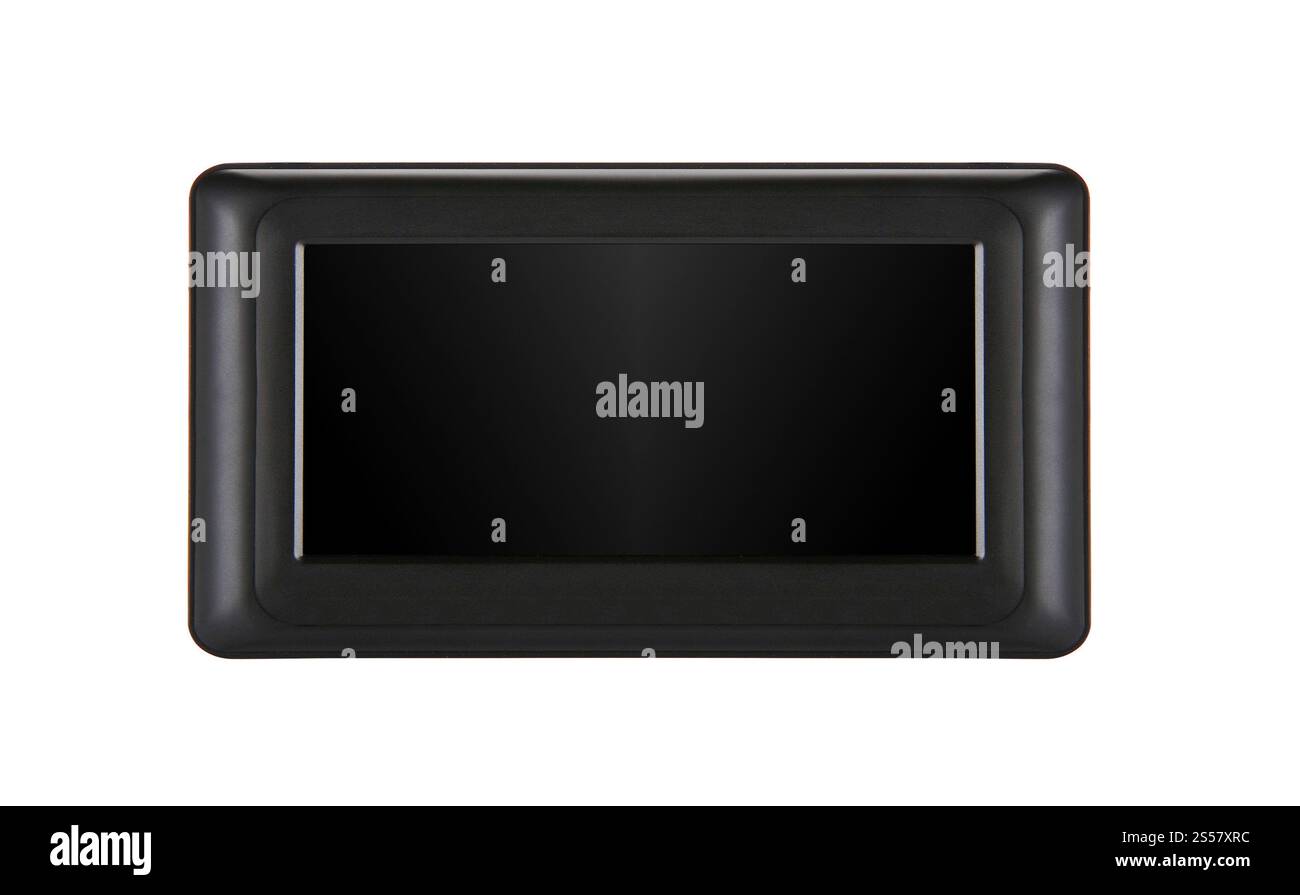 GPS device isolated on white background Stock Photo - Alamy