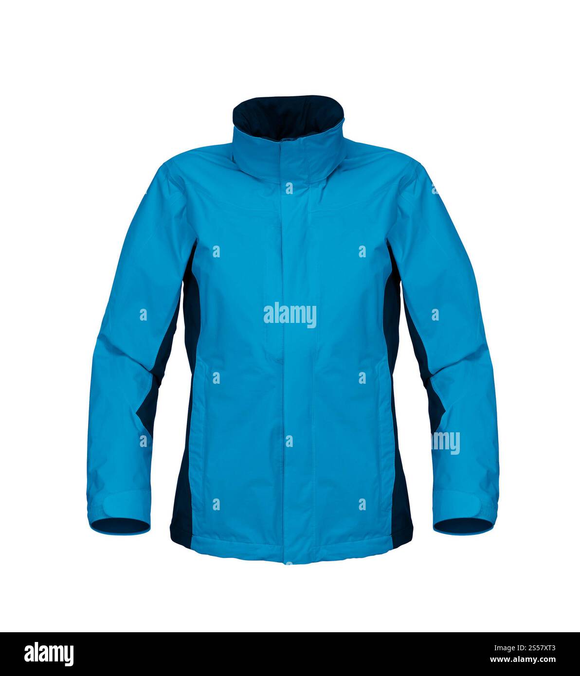 blue jacket isolated on white background Stock Photo - Alamy