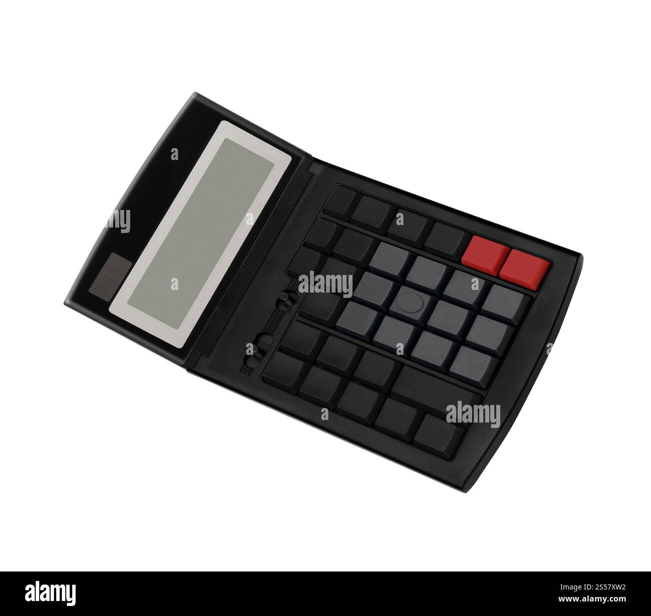 calculator isolated on white background Stock Photo - Alamy