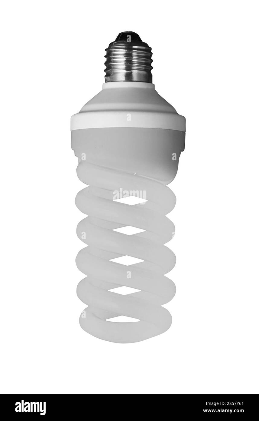 Light bulb isolated on white background Stock Photo - Alamy