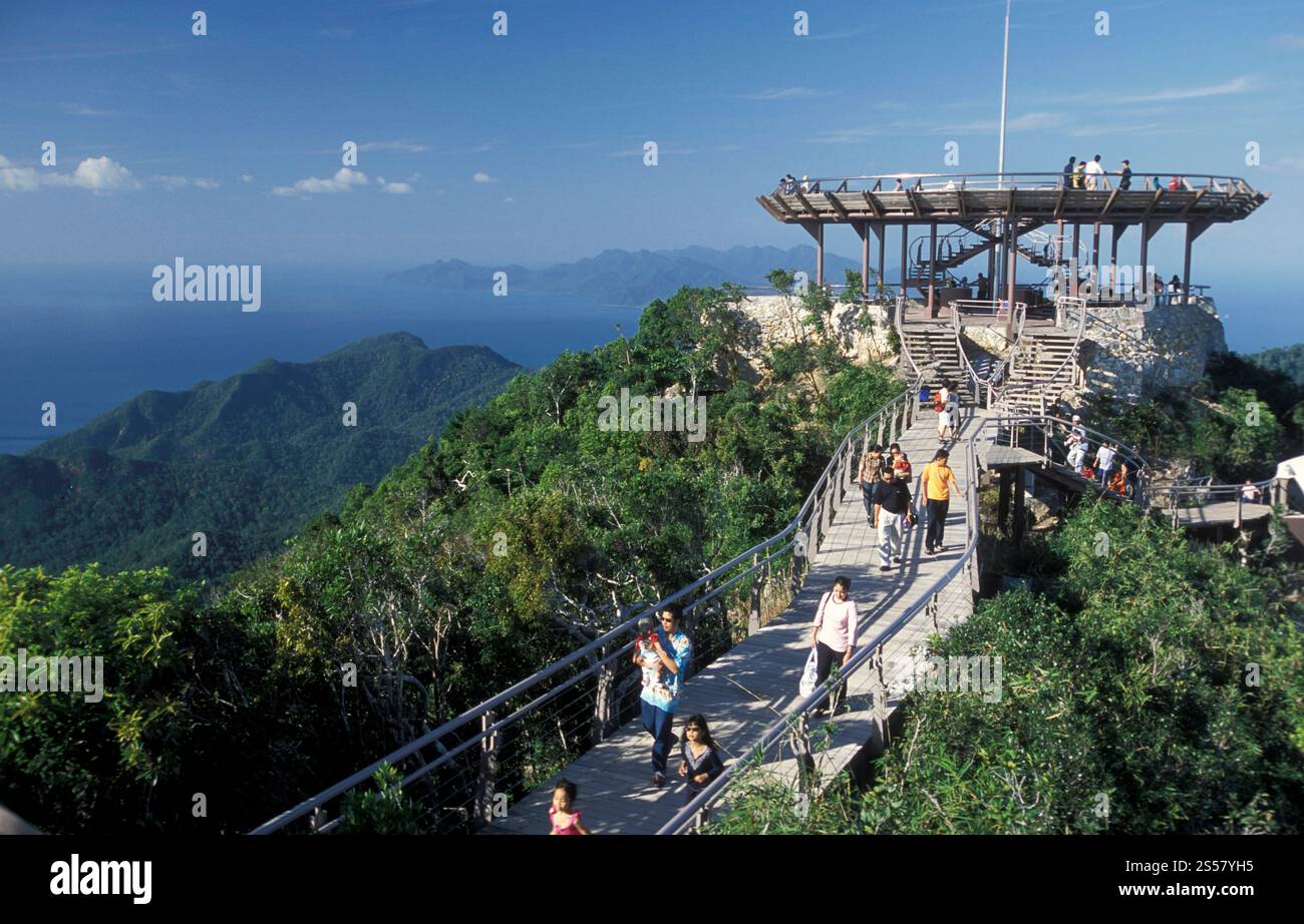 the Mountain area of Gunung Machinchang on the Island of Langkawi in ...