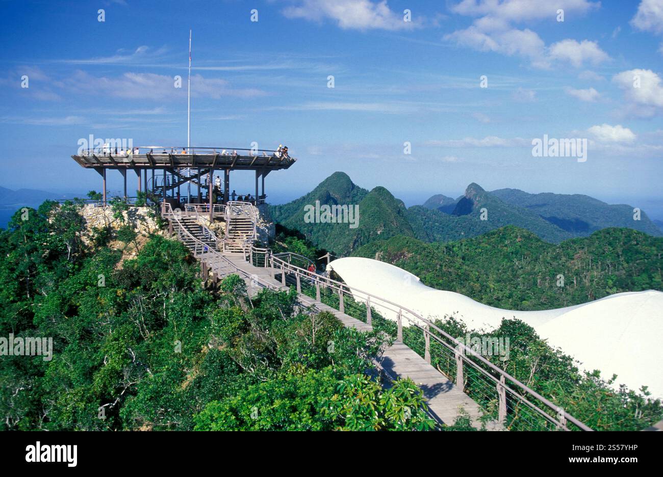 the Mountain area of Gunung Machinchang on the Island of Langkawi in ...