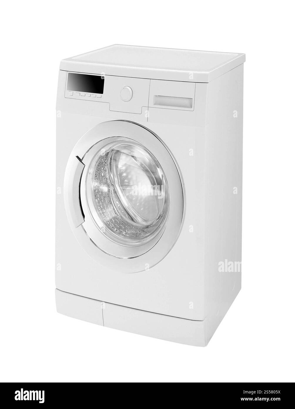 A washing machine isolated on white background. washing machine ...