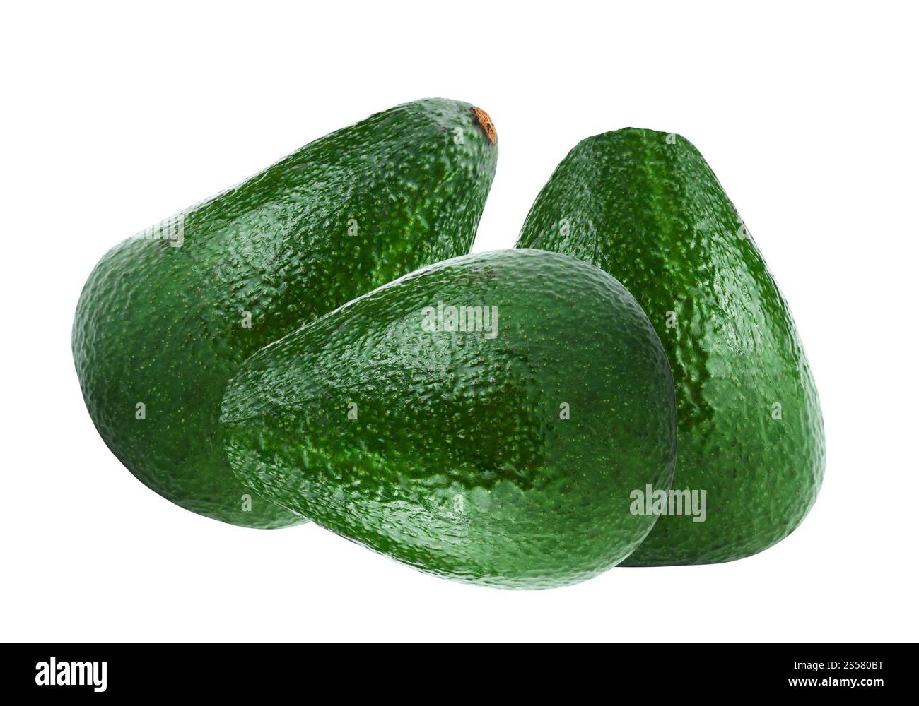 Whole avocados isolated on white background. Whole avocados isolated on ...
