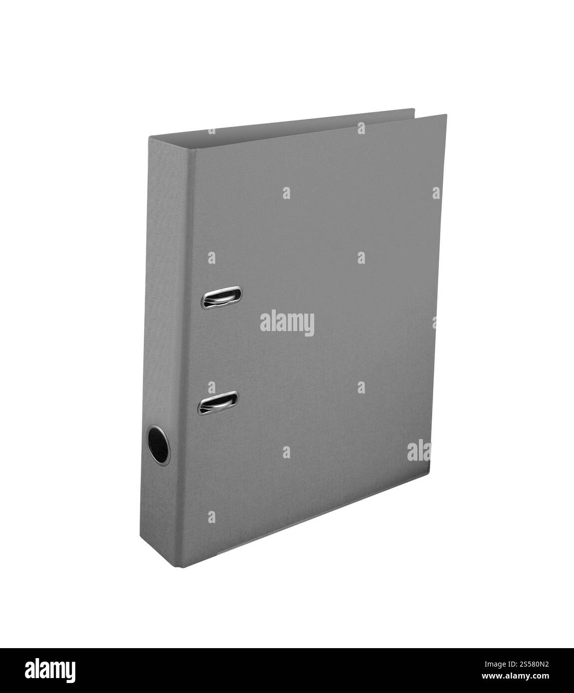 Blank closed office binder isolated on white Stock Photo - Alamy