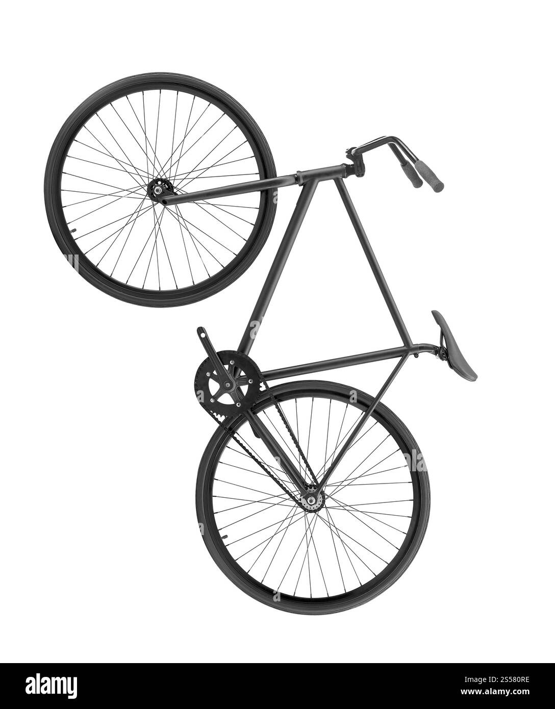 Bicycle isolated on white background Stock Photo - Alamy