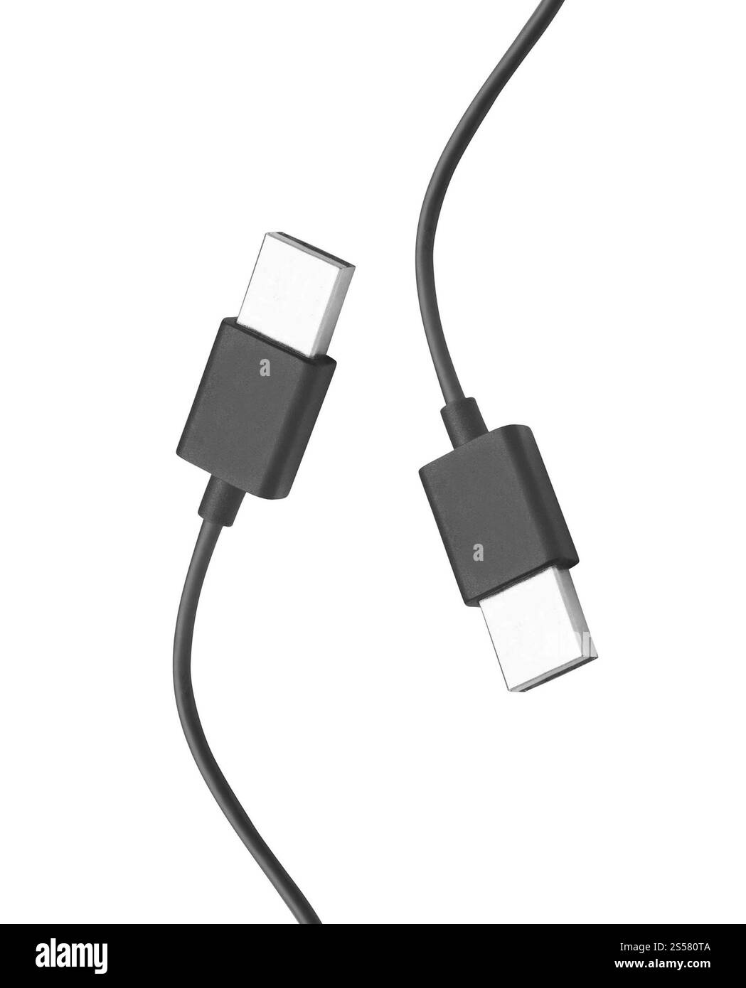 Usb connectors isolated on white background Stock Photo - Alamy